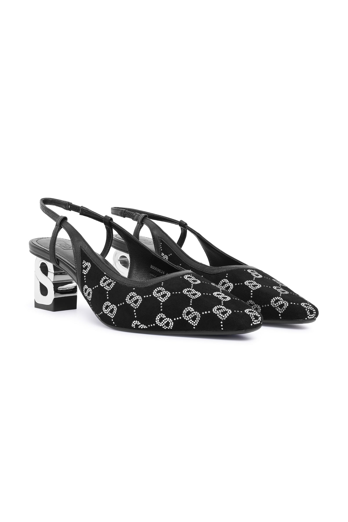 Crystal Be Heels - Black – Buttonscarves Malaysia