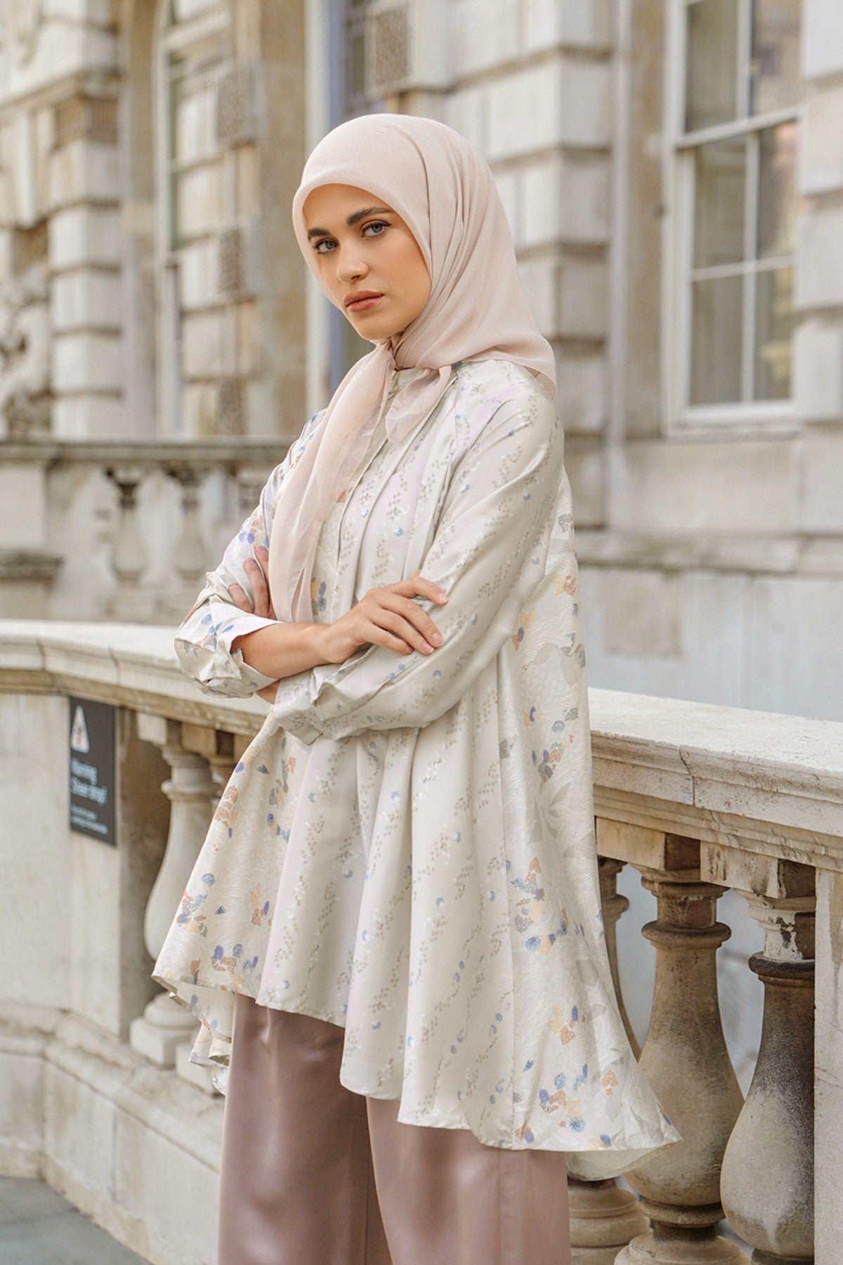 Drey Tunic - Light Sand – Buttonscarves Malaysia