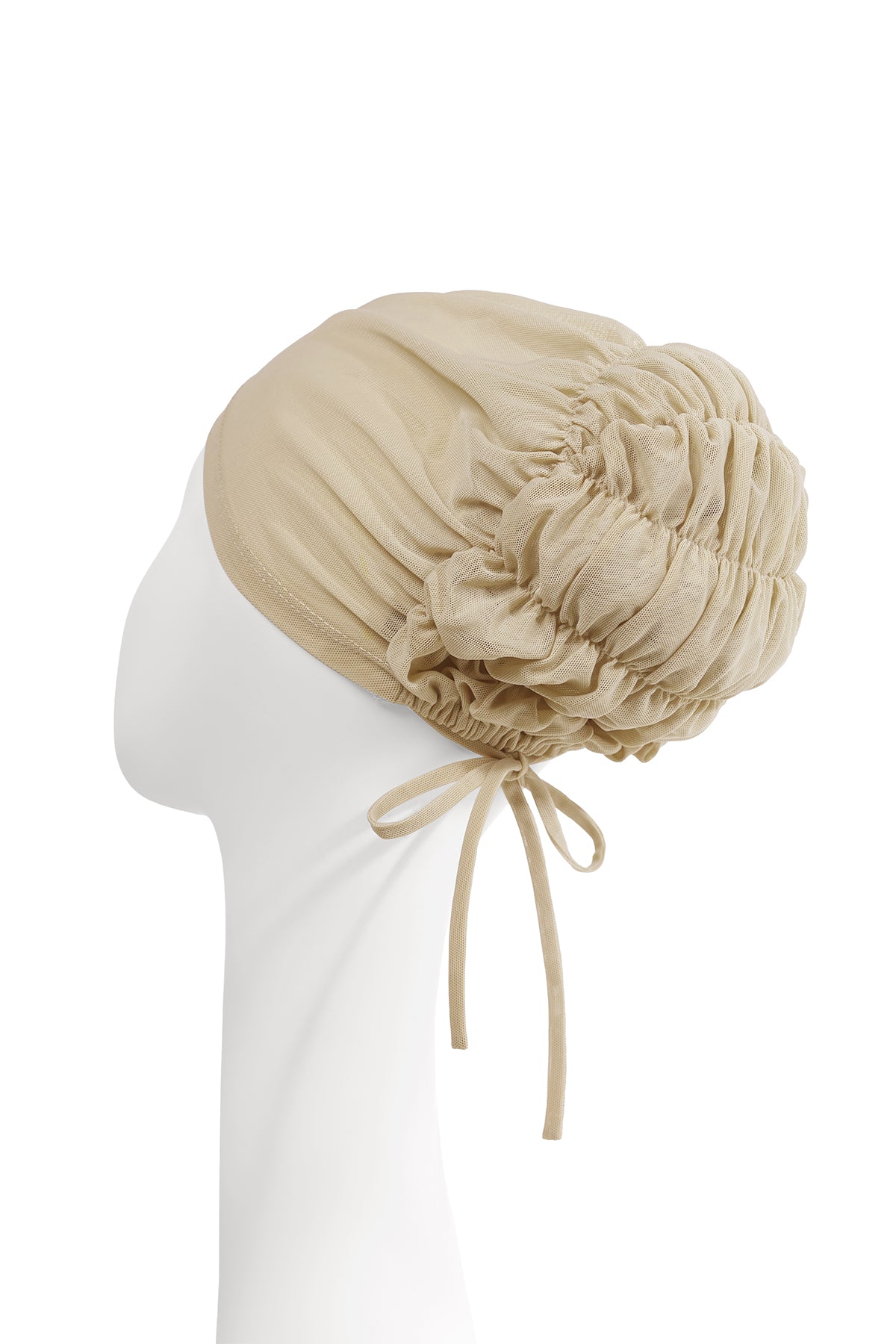 Pleated Back Inner Cap - Latte – Buttonscarves Malaysia