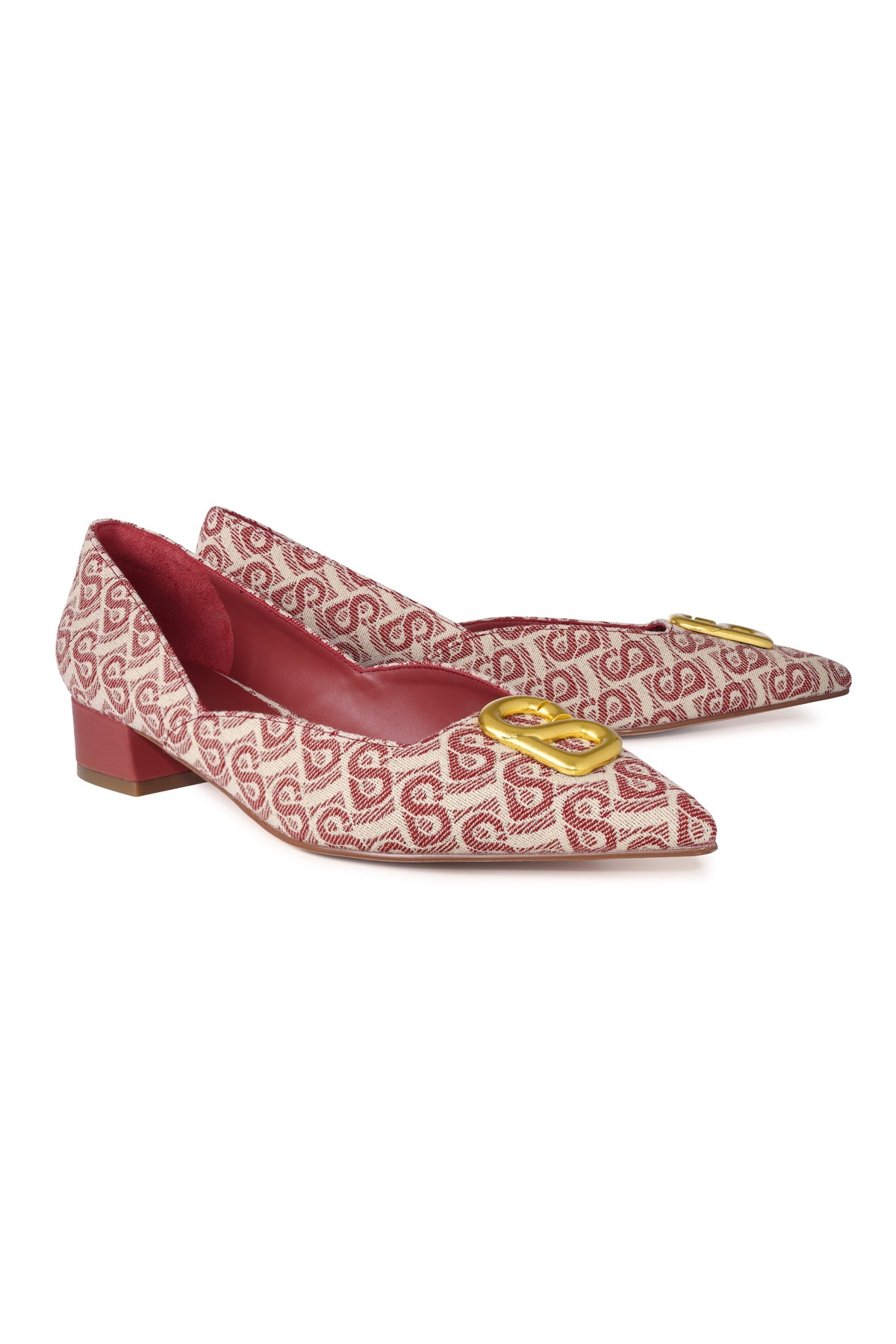 Alma Jacquard Shoes - Redwood – Buttonscarves Malaysia