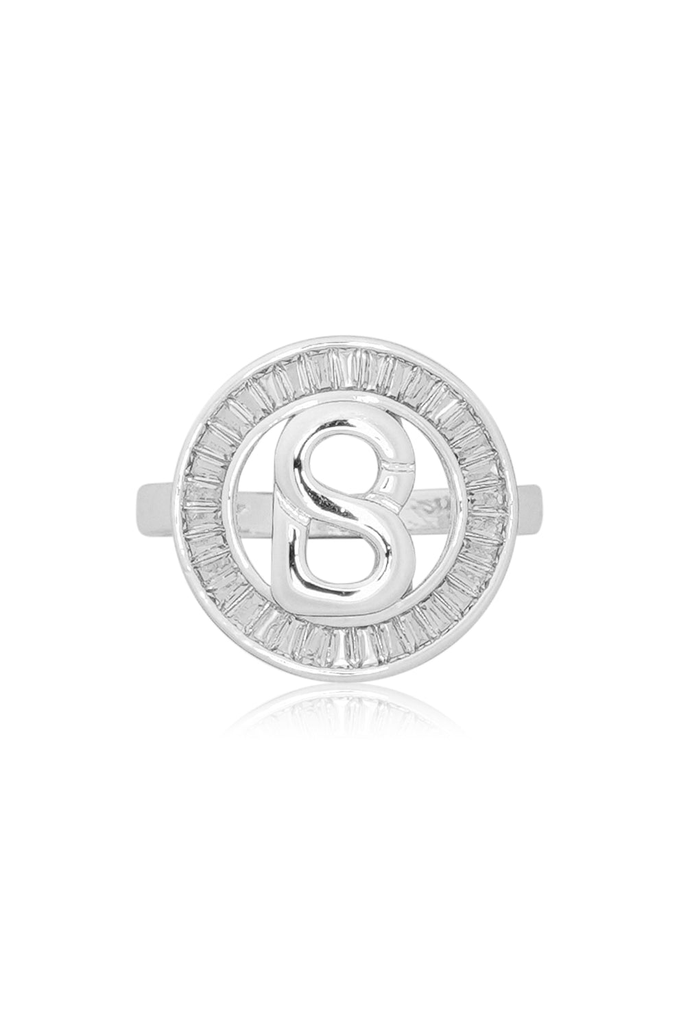 Round Ring Brooch - Silver – Buttonscarves Malaysia