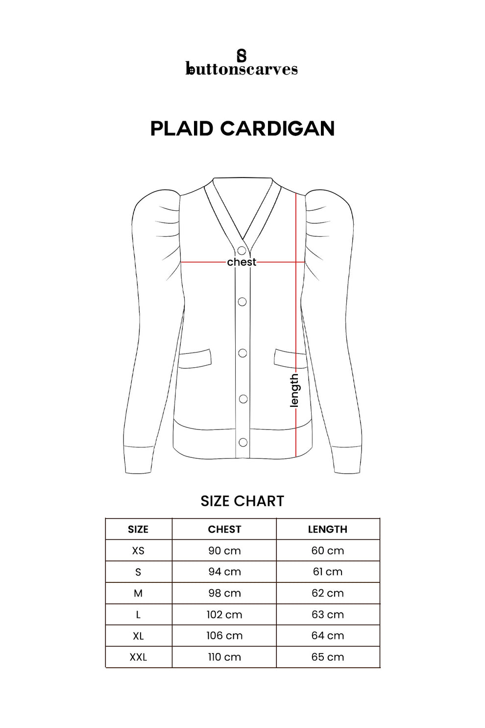 Plaid Cardigan - Black – Buttonscarves Malaysia