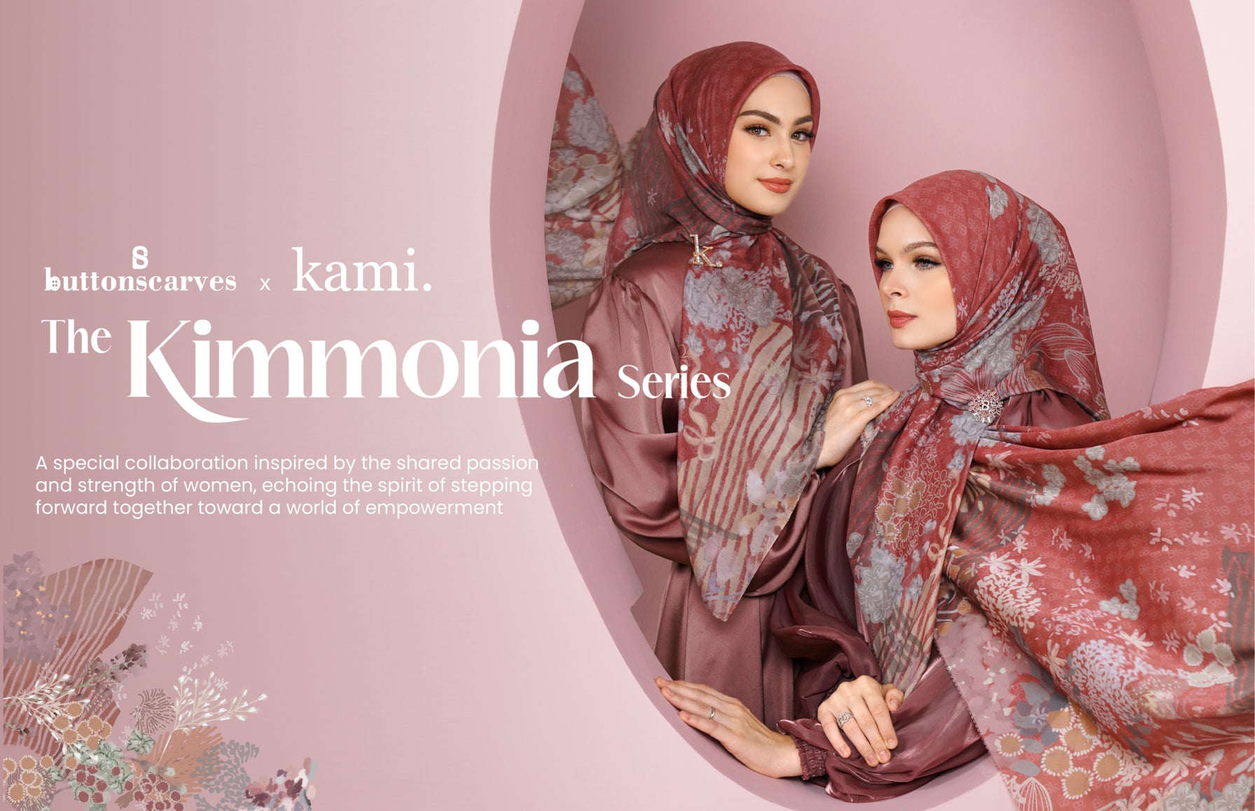 Buttonscarves x Kami. - The Kimmonia Series – Buttonscarves Malaysia